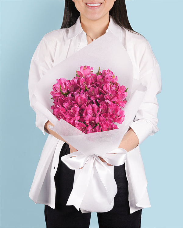 Alstro Rome Flower Bouquet - Same Day Delivery - LVLY Hong Kong